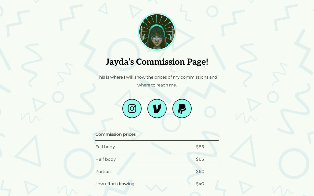Jayda’s Commissions